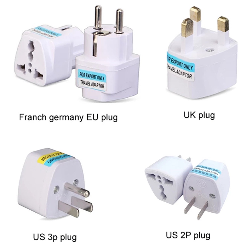 Universal UK US To EU Plug Adapter Converter To Euro European AC Travel ...