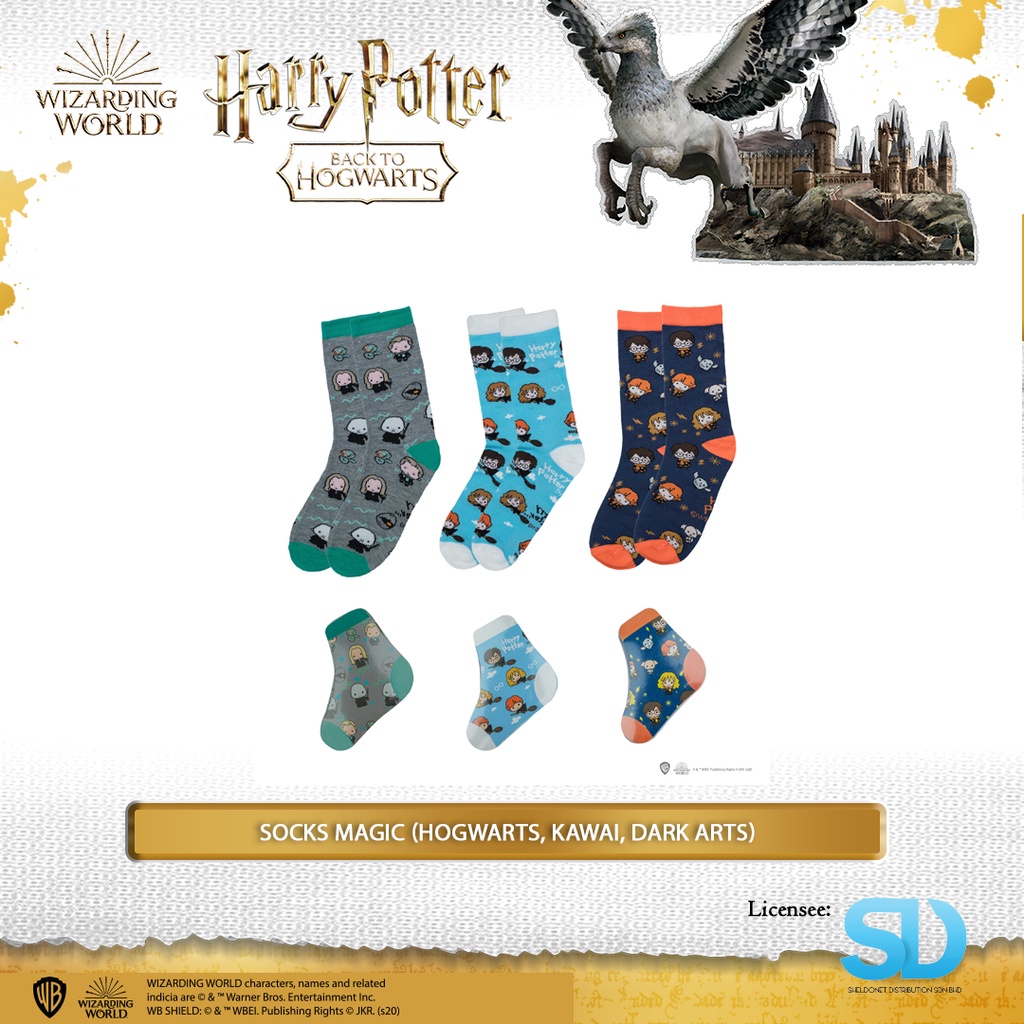 Cinereplica: Magic Socks (Hogwarts, Kawaii or Dark Arts) | Shopee Malaysia