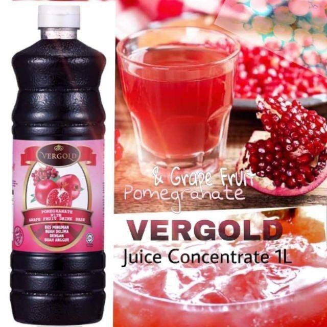 Vergold Pomegranate Grape Concentrate / Vergold Jus Pekat Delima Anggur ...
