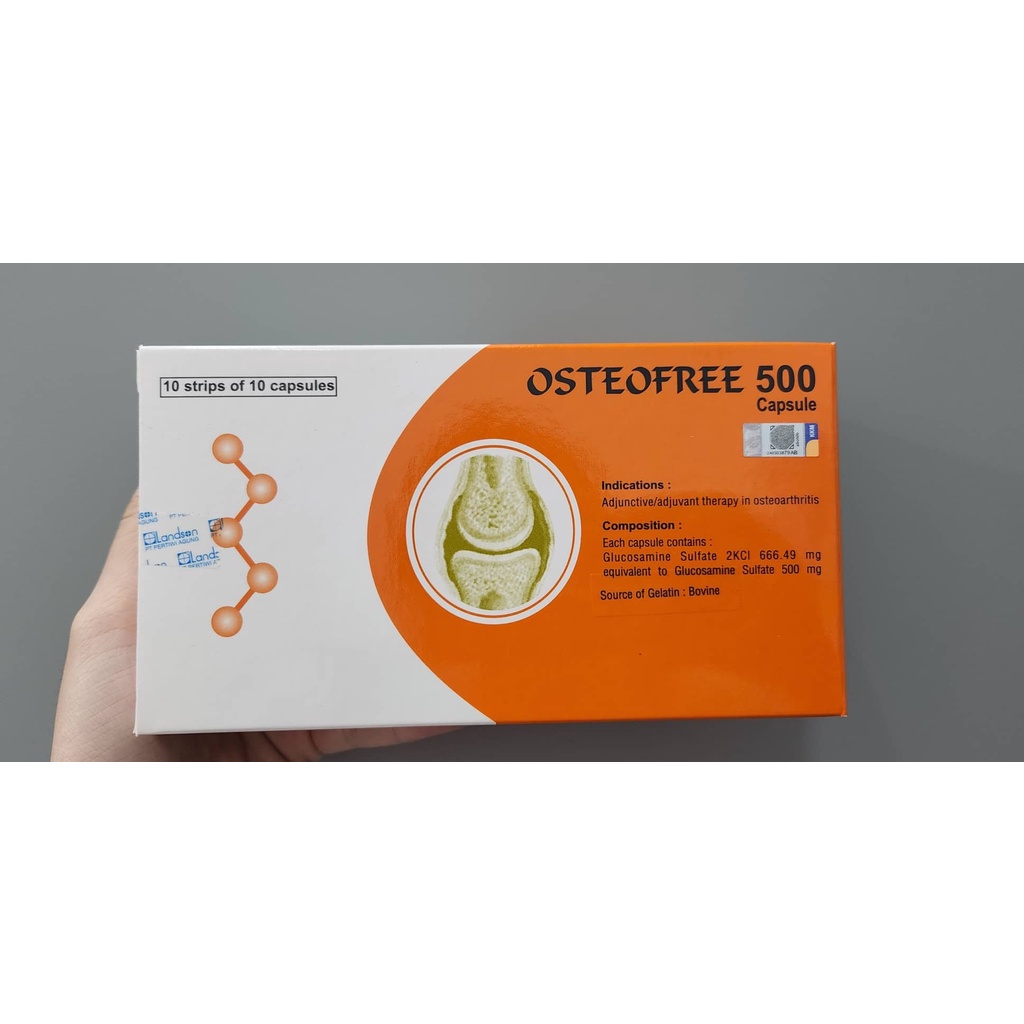 OSTEOFREE 500MG (GLOCOSAMINE) 10x10's | Shopee Malaysia