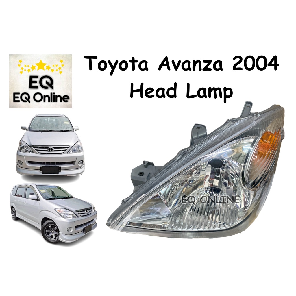 Toyota Avanza 2004 Head Lamp L/R (1st model) Lampu Depan , Lampu Besar ...