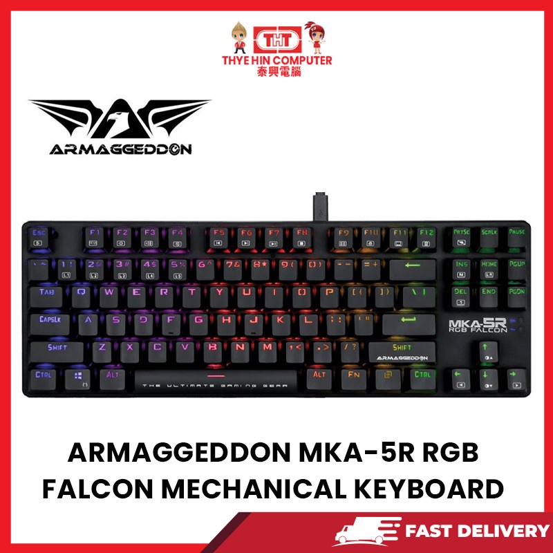 A25 MKA 5R RGB FALCON KEYBOARD | Shopee Malaysia