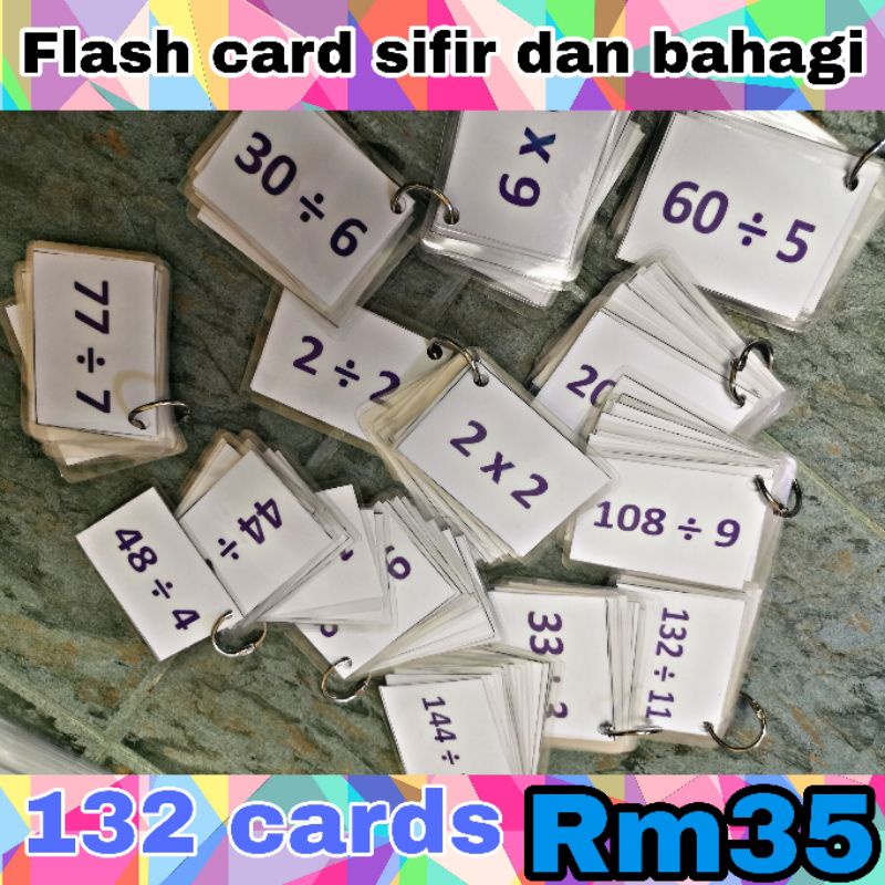 FLASH CARD ABC, NUMBERS, JAWI, SUKU KATA, SIFIR | Shopee Malaysia