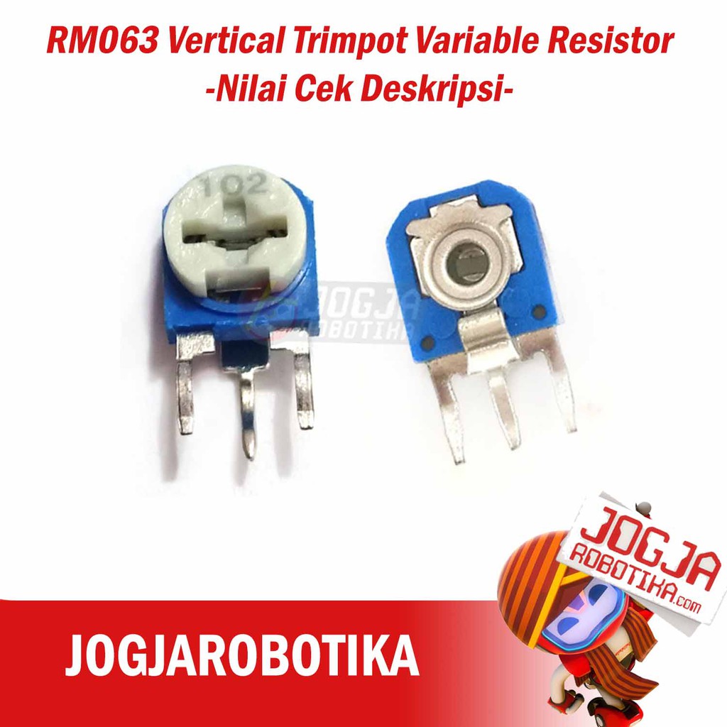 Rm063 Vertical Trimpot Variable Resistor (Voltage Value Check ...