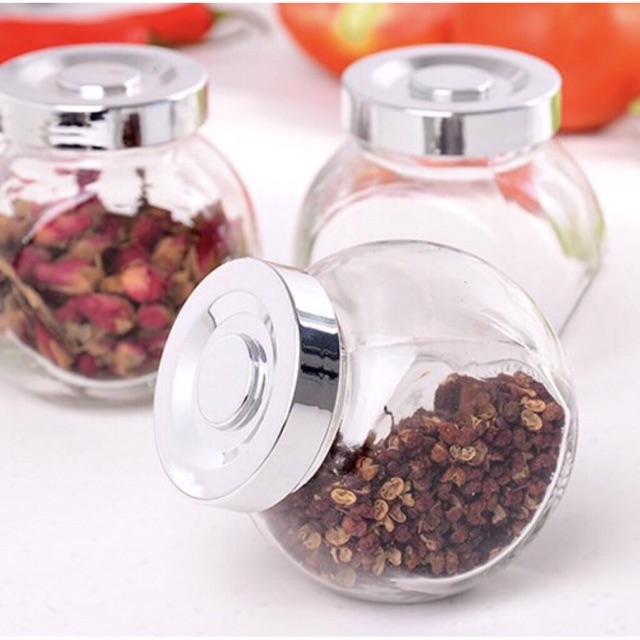 Slanted glass jar 180ml | Shopee Malaysia