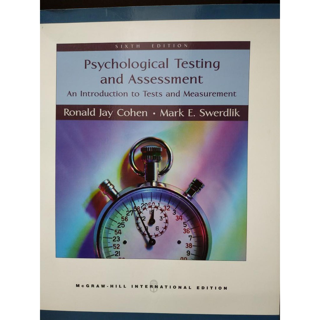 (1 Set) i.Psychological Testing and Assessment An Introduction Tests ...