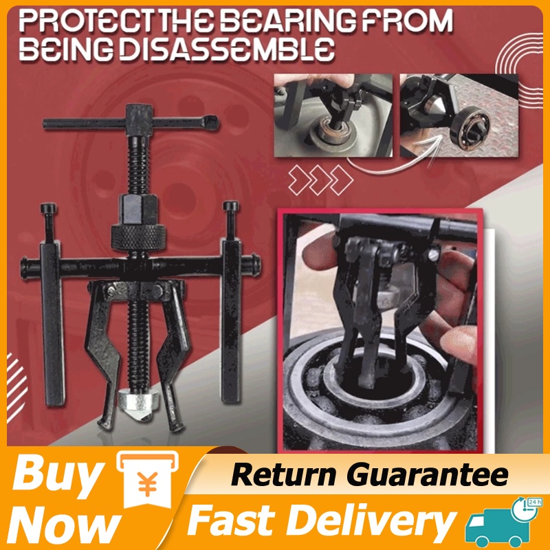 Auto 3 Jaw Pilot Inner Bearing Puller Bushing Gear Extractor Motorcycle ...