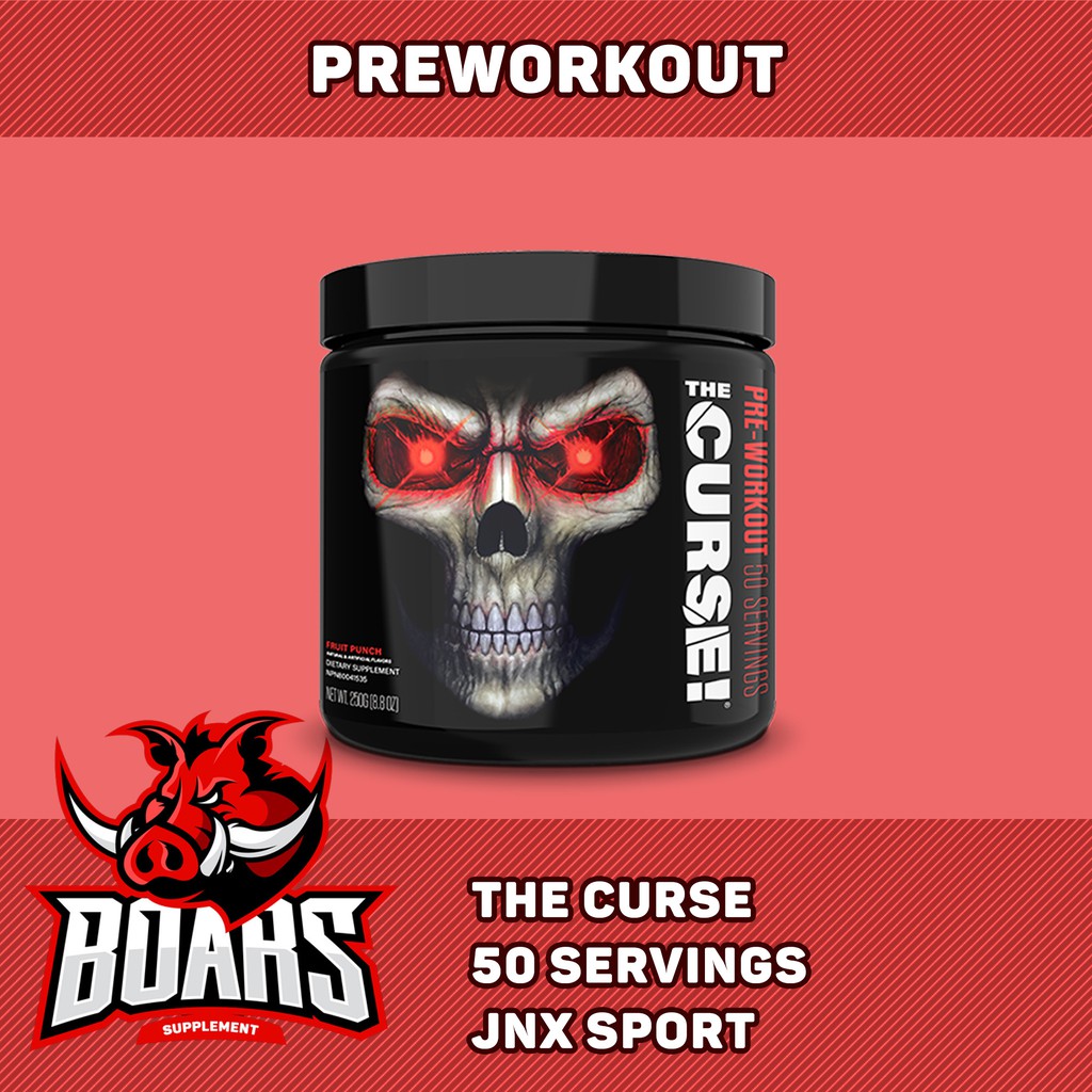 Jnx THE CURSE - SUPER SAVING PREWORKOUT STRENGTH (50 USES) | Shopee ...