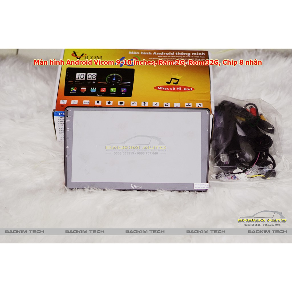 Genuine Vicom Android Screen, 2G RAM, 32G 4-Core chip, 4G sim Attachment, AI Voice Command ...