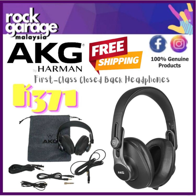AKG K371 First-Class Closed Back Headphones (K-371/K 371) | Shopee Malaysia