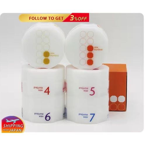 100% asal Wax styling Prejume Hair Wax No. 4 No. 5 No.7 Milbon 90g made in Jepun Jepun asal ship ...