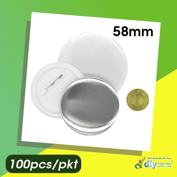 DIYPrintingSupply / Button Badge Pin Material 58mm (100± pcs/pkt ...