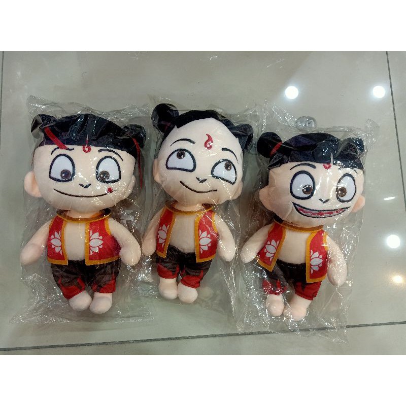 Nezha 8'' 哪吒公仔 soft toys stuffed toy cartoon doll kids plush toy patung ...