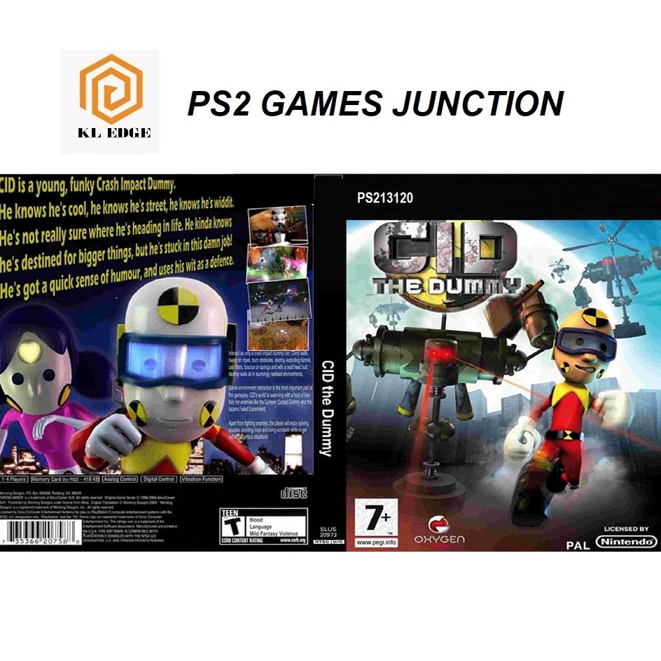 🔥PS2 CD DVD Games🔥 CID The Dummy (CD Games) | Shopee Malaysia