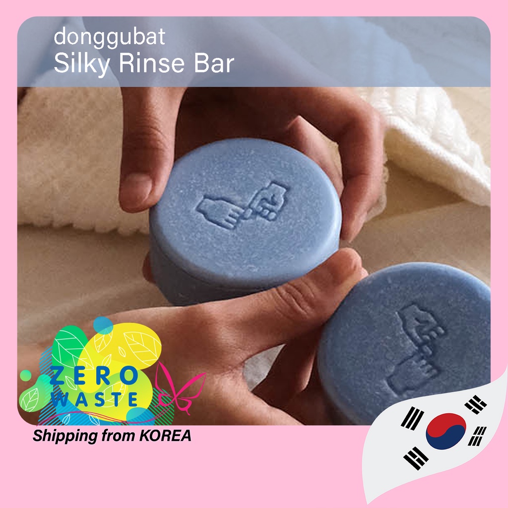 [donggubat] Silky Rinse Bar 100g Skyblue Bergamot-scent Triple Oil Coating moisturizing Plant ...