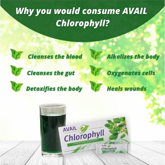 Avail Chlorophyll Detox 1gmx30sachets ( Box ) | Shopee Malaysia