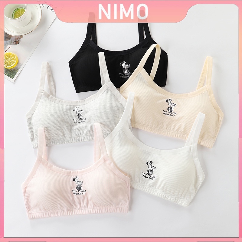 (8-16)Baby Bra Teen Girls Bra Cotton Training Bra Student Kids ...