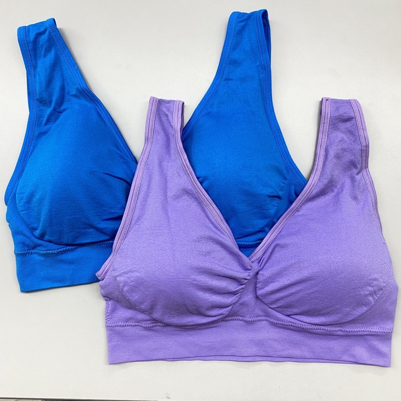 Bright colour Ready Stock Genie Bra Seamless Sport Bra | Shopee Malaysia