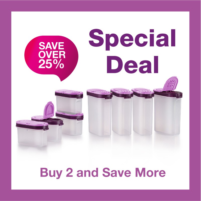 Original Tupperware | Modular Spice Set Seasoning Canister Jar ...