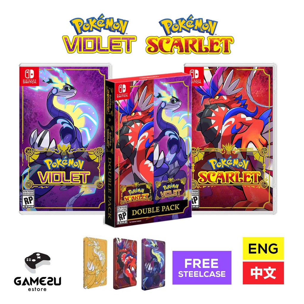 (READY STOCK) Nintendo Switch Pokemon Scarlet / Violet (中文/Eng ...