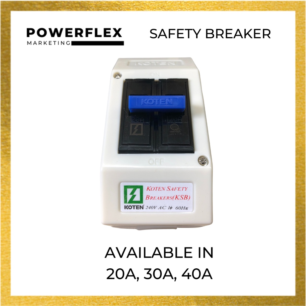 KSB Koten Safety Breaker, 20A, 30A, 40A | Shopee Malaysia