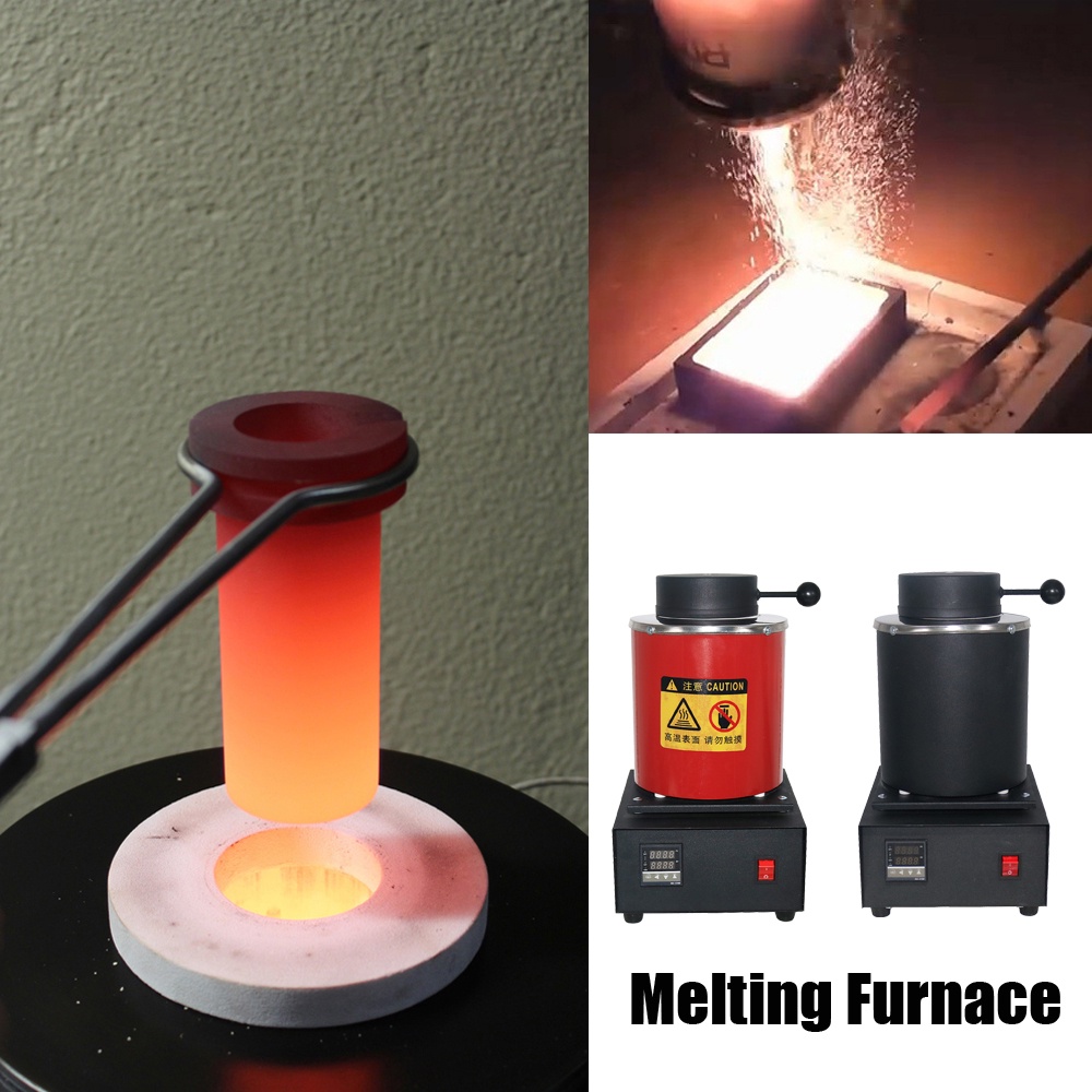 black&red G235 Jewelry Making Tools Metal Melting Furnace with LED ...