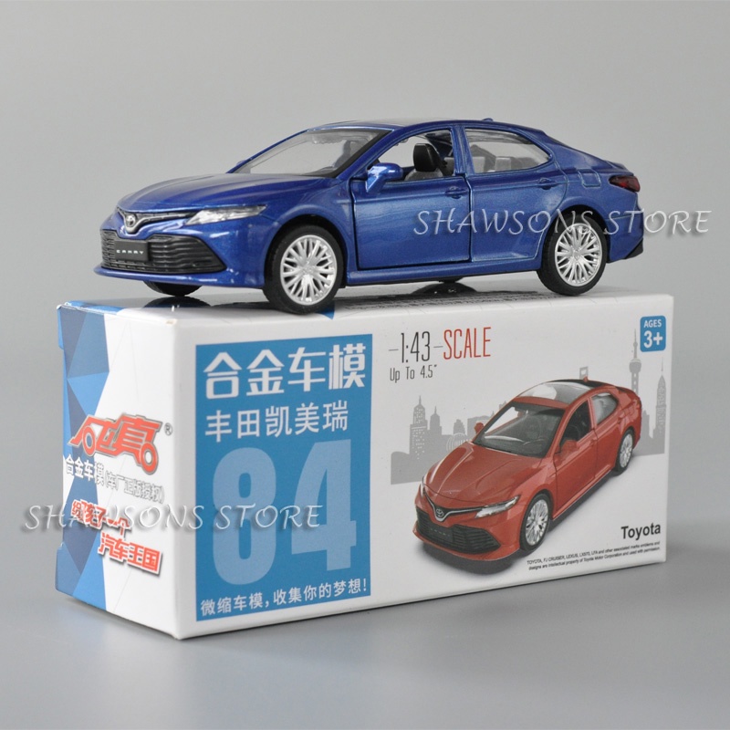 1:43 Scale Diecast Metal Car Model Toyota Camry Miniature Replica Pull ...