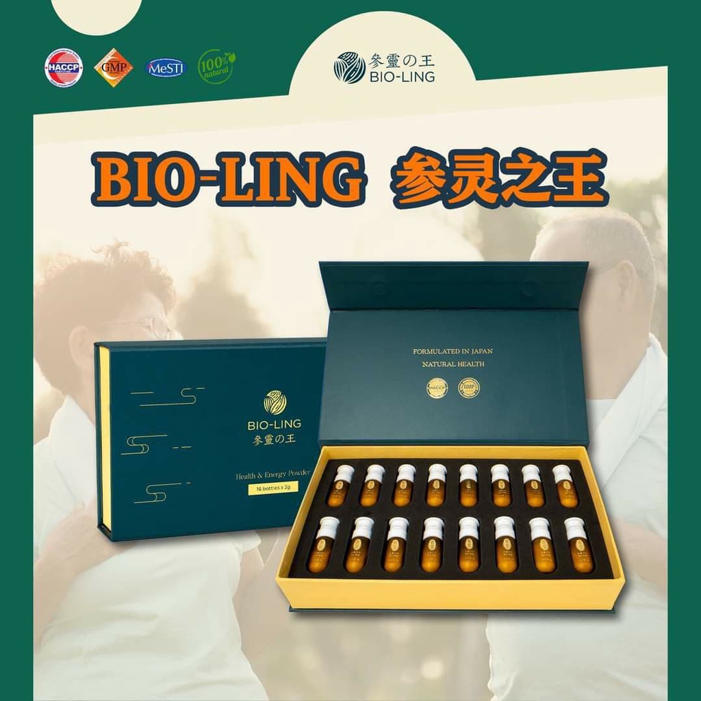 [100% Ori] Bio-Ling 人参灵芝 (16 bottle/box) - 男人健康保健品 | Shopee Malaysia