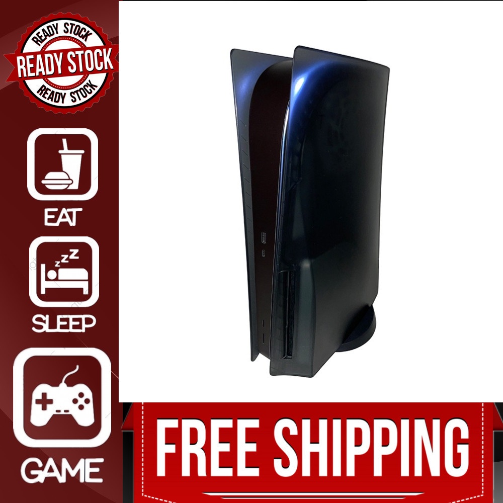 【Ready Stock】PS5 DIY Transparent Shell Case PS5 透明外壳 Replaceable Skin Panel Wear-resistant Refit ...