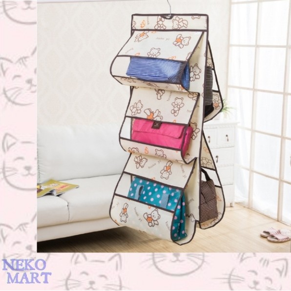 Tempat Letak Beg Jimat Ruang / Pockets Handbag Storage Dust Proof ...