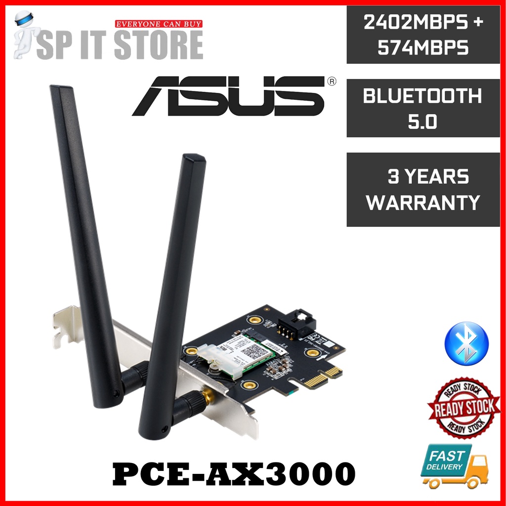 AX3000 Dual Band PCI-E WiFi 6 Bluetooth 5.0 (NO BOX) | Shopee Malaysia