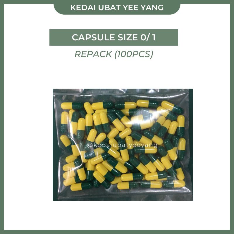 Size 0 / Size 1 Colors Nashmir HALAL Empty Gelatin Capsule; Kapsul ...
