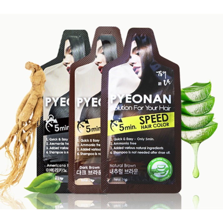 Pyeonan Speed Hair Color (20g/25g pouch) | Shopee Malaysia