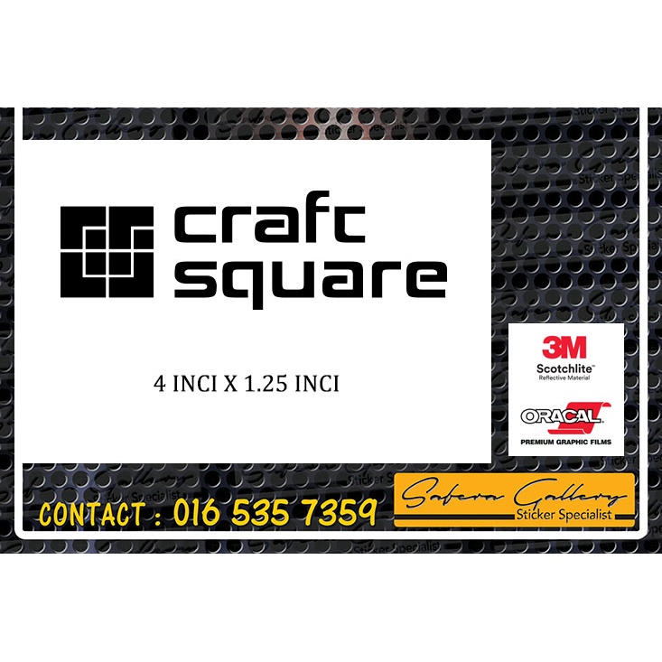 craft square sticker side mirror | Shopee Malaysia
