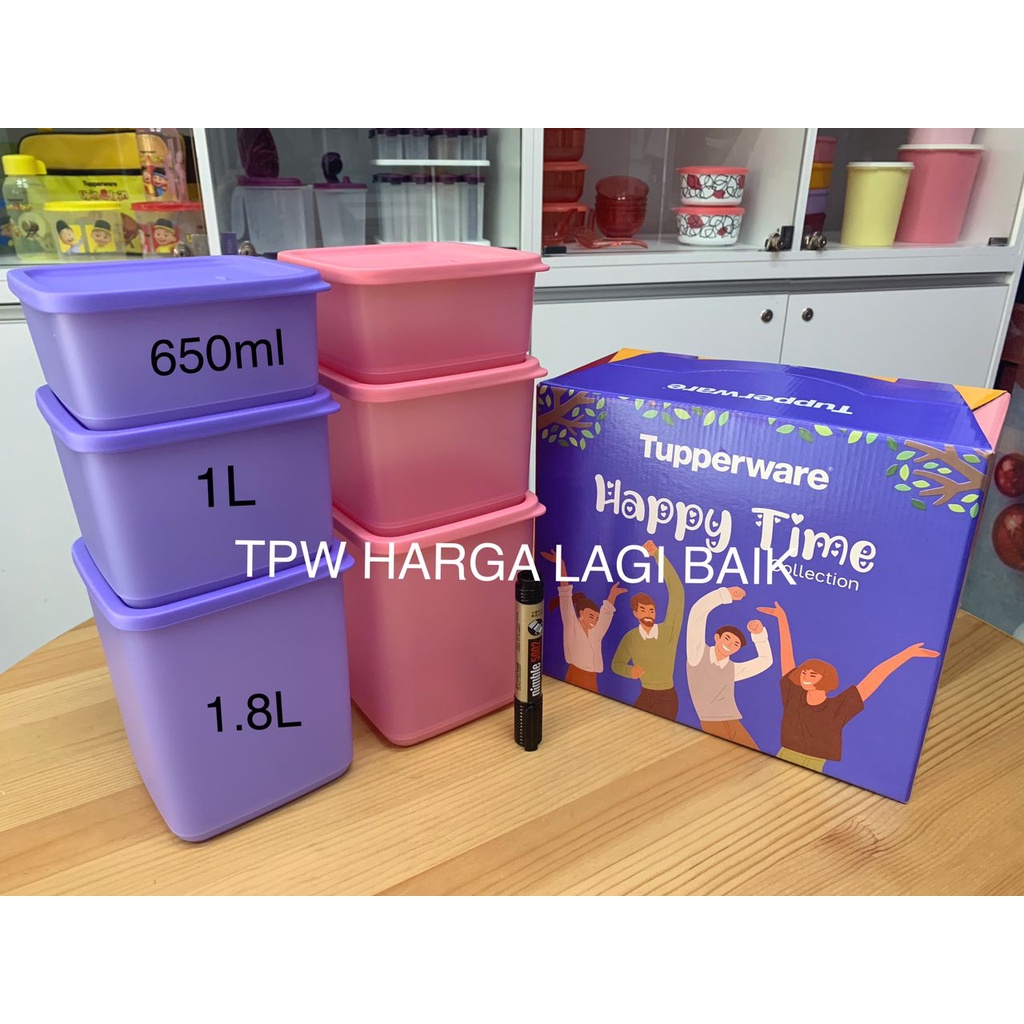 Tupperware Summer Fresh Set (6pcs) / Air Tight / Bekas Kedap Udara ...