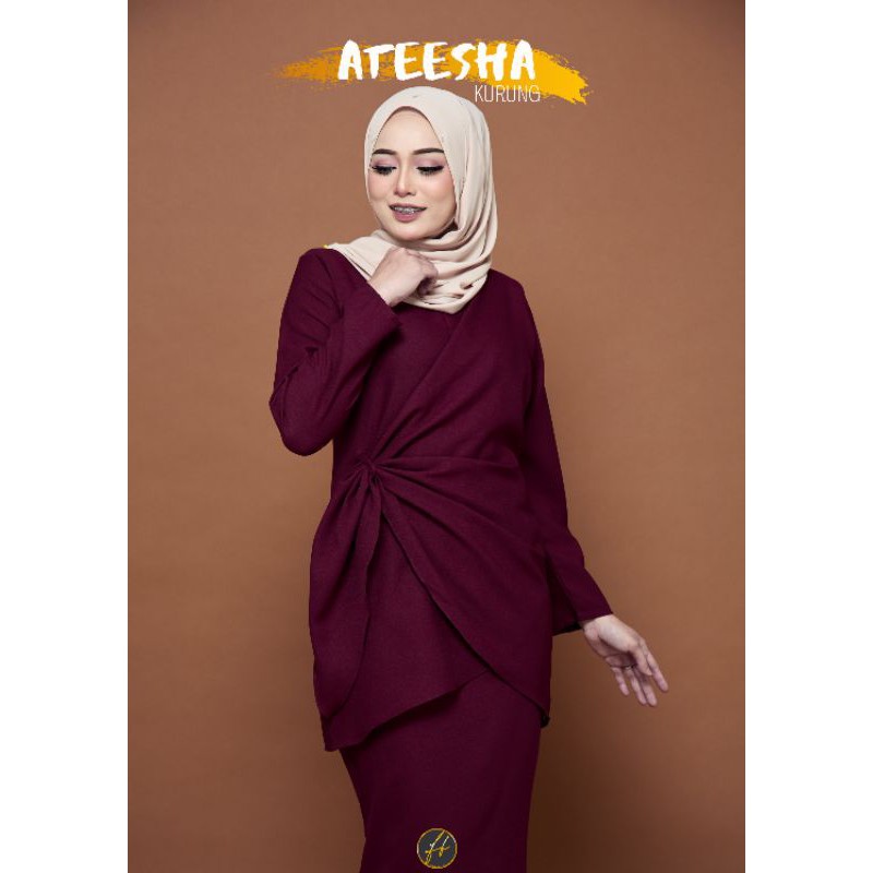 [WARNA 1-6] ATEESHA KURUNG EXCLUSIVE | Shopee Malaysia