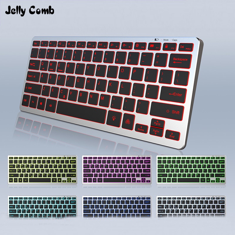 [Ready Stock]Jelly Comb Rechargeable Bluetooth Keyboard for Laptop ...