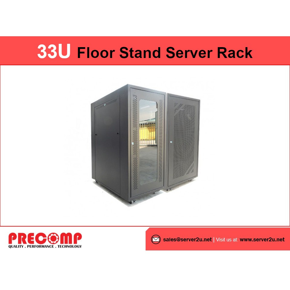 GrowV 33U Floor Stand Rack 600x800x1610mm (P/G3380FS) | Shopee Malaysia