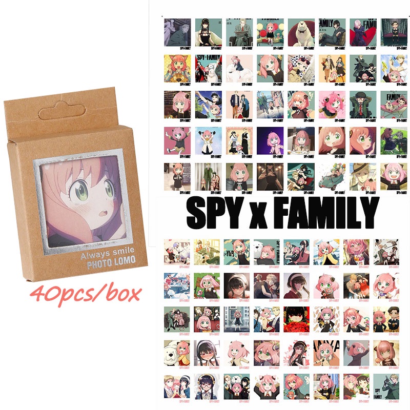 SPYxFAMILY Loid Forger Anya Forger Yor Forger Lomo Cards Mini Postcard ...