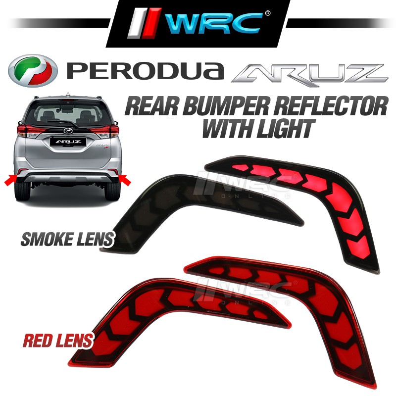 Perodua Aruz Rear Bumper Reflector with Light ( 2pcs/set ) | Shopee ...