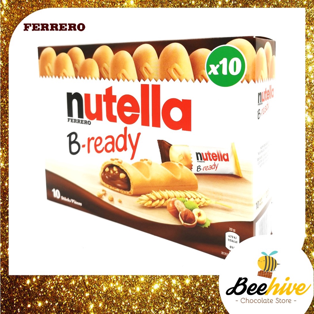 Nutella B Ready Chocolate T10 220g / T6 132g / Biscuits 42g - 276g ...