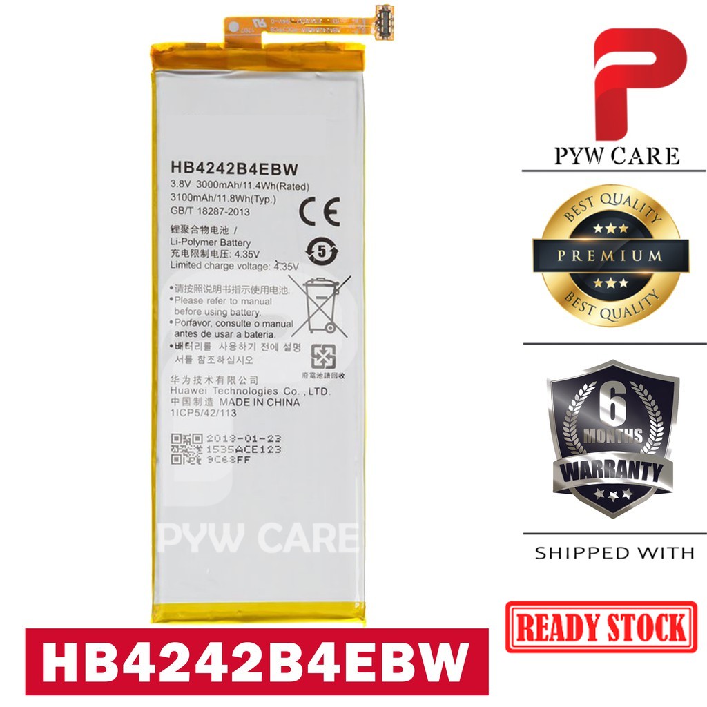 Compatible For Hw HONOR 6 H60-L04 / HONOR 4X CHE2-L11 BATTERY BATERI ...