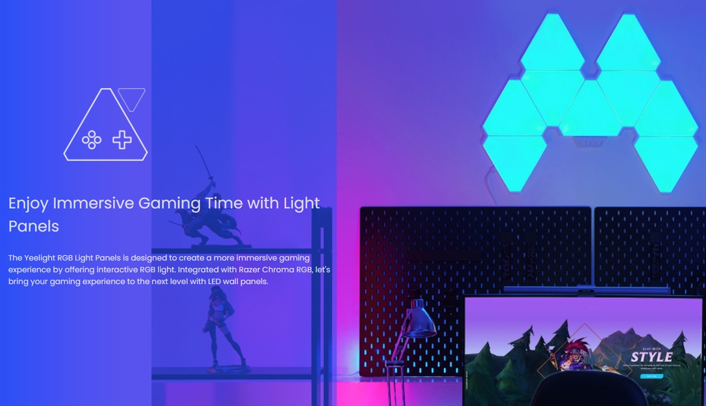 Yeelight Smart RGB LED Light Panels | Shopee Malaysia