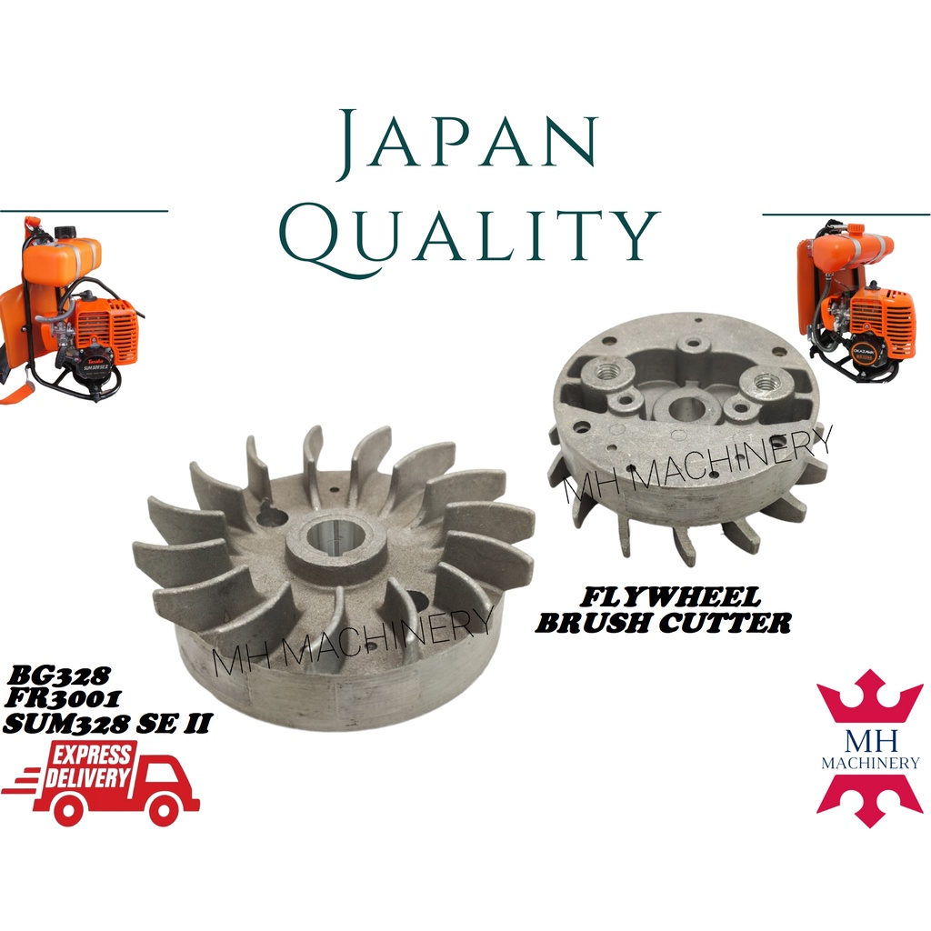 Flywheel Mesin Rumput BG328 Victa Ogawa Kasei Okazawa FR3001Brush ...