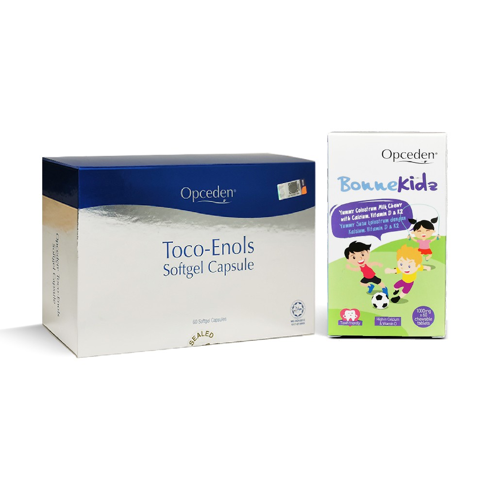 (Value Bundle) 1 Box of Opceden Toco-Enols with 60 Softgels + 1 Box of ...