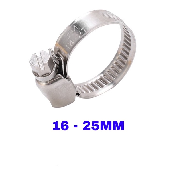 304 Stainless Steel Hose Clip Oil Clip Pipe Clip Radiator Hose clip ...
