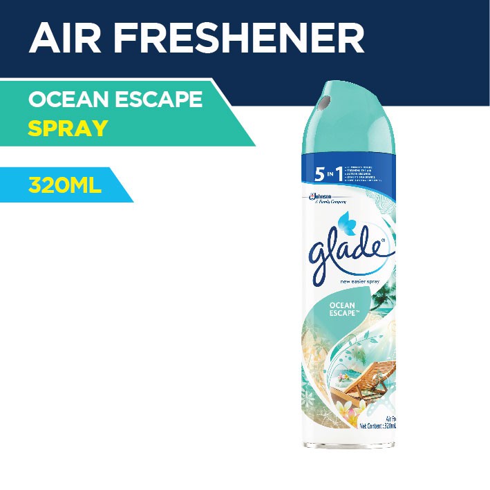 deodorant Glade Aerosol Ocean Escape (320ml) | Shopee Malaysia