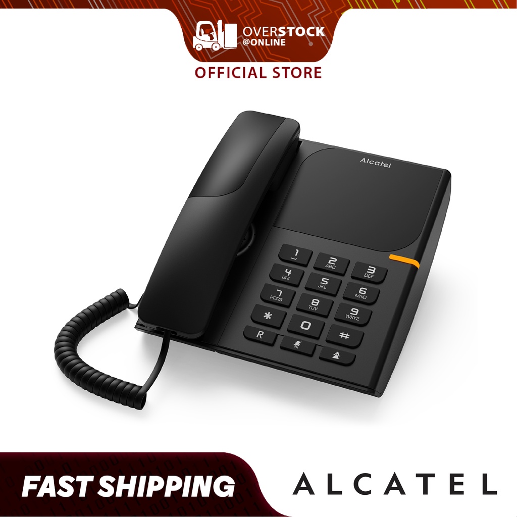 Alcatel Corded Phone T28 with Redial Key, Visual Call Indicator, Ringer ...