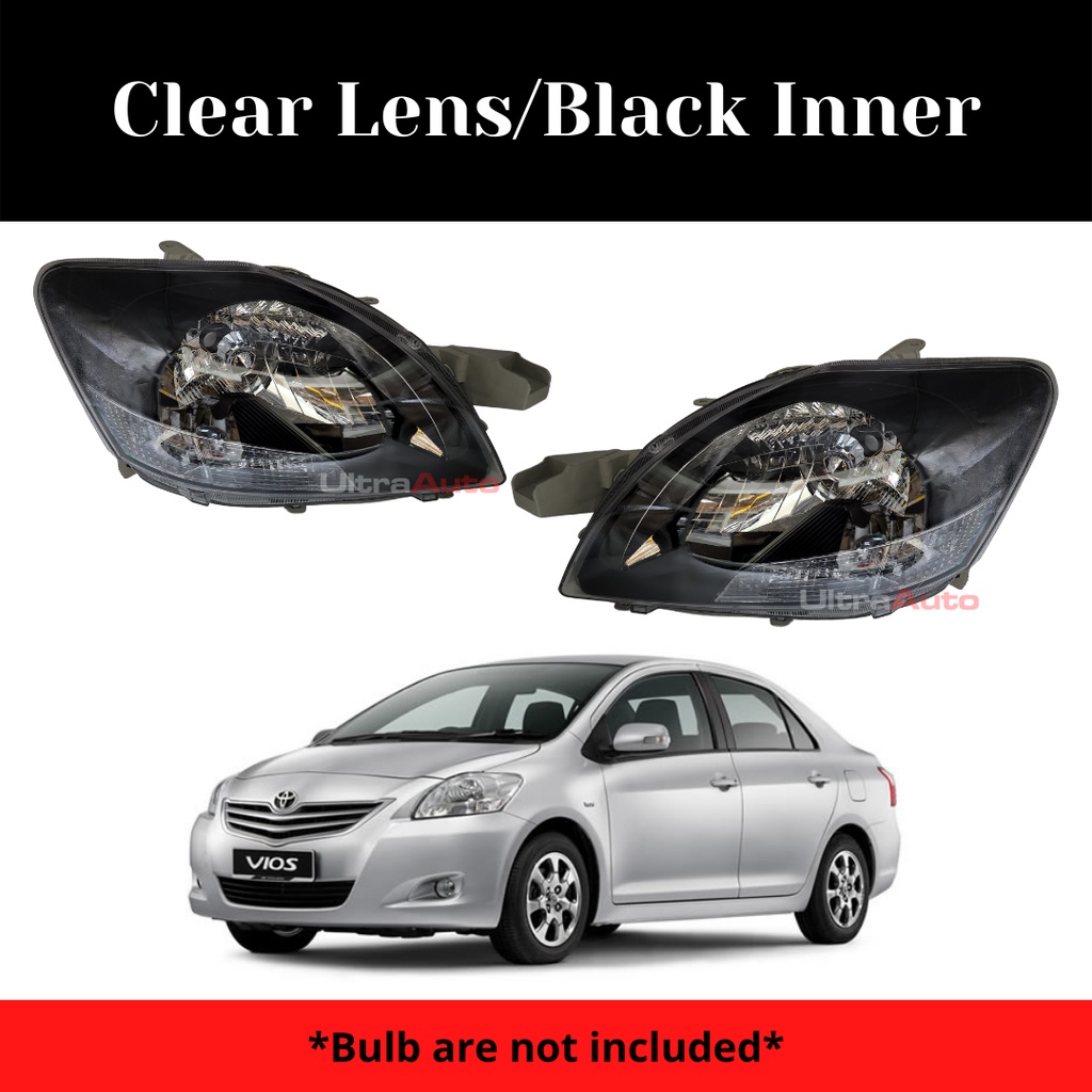 Toyota Vios Head lamp Headlight NCP93 NCP92 2007 2008 2009 2010 2011 ...