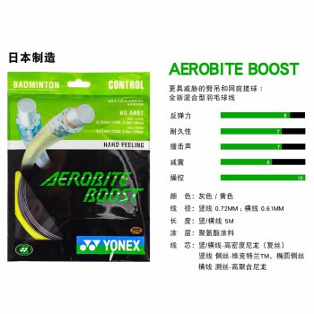 YONEX AEROBITE BOOST ABBT Two-Color Line Badminton | Shopee Malaysia
